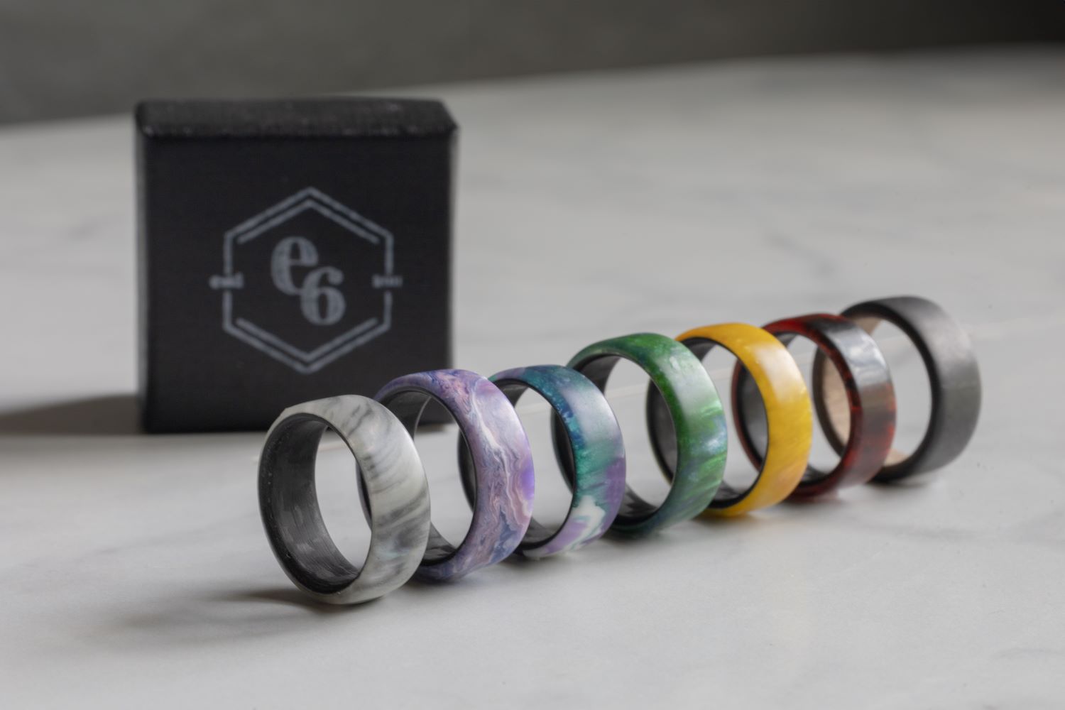 Multicolor Rings – E6 Rings