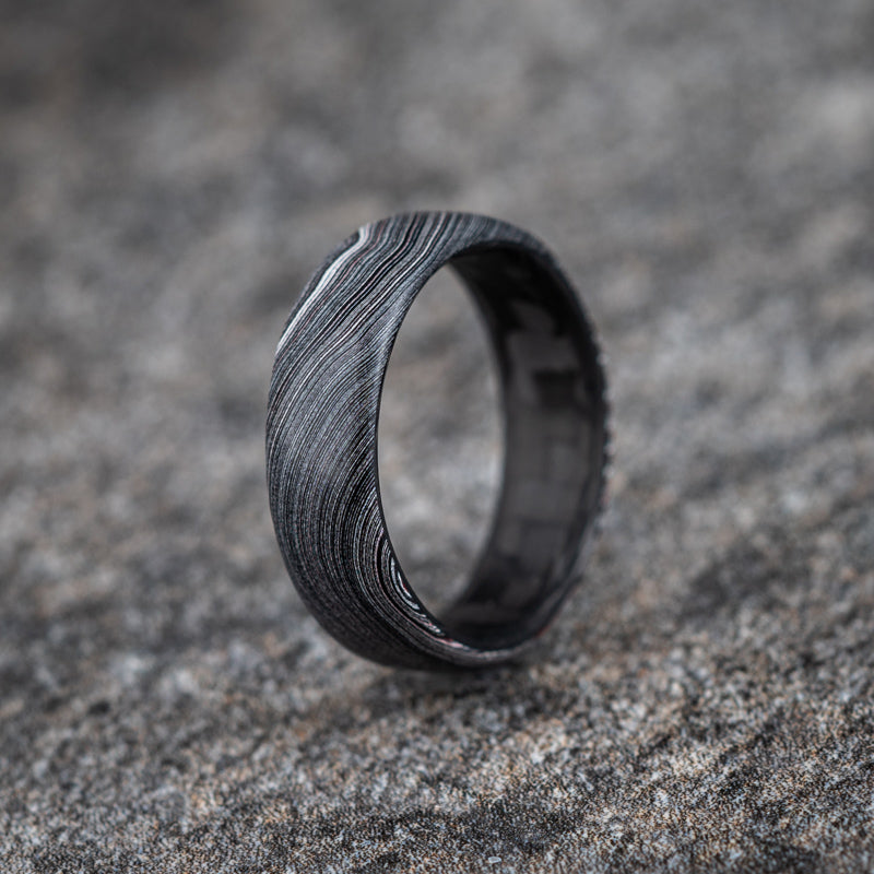 Rare Fordite Ring | Metallic Design | Ring Size 5 - 14 US – E6 Rings